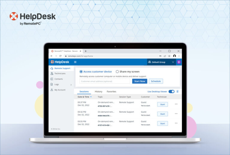 RemotePC Launches Revamped Version of RemotePC HelpDesk with Simplified UI, Enhanced Features ...